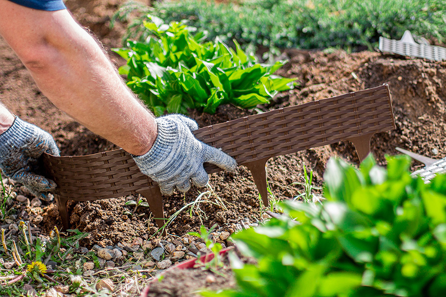 Садовый бордюр Ротанг